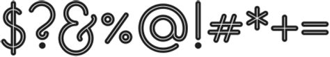 Monopolix Rounded Bold Inline Ttf 700 Font Sans Serif Mo What Font Is