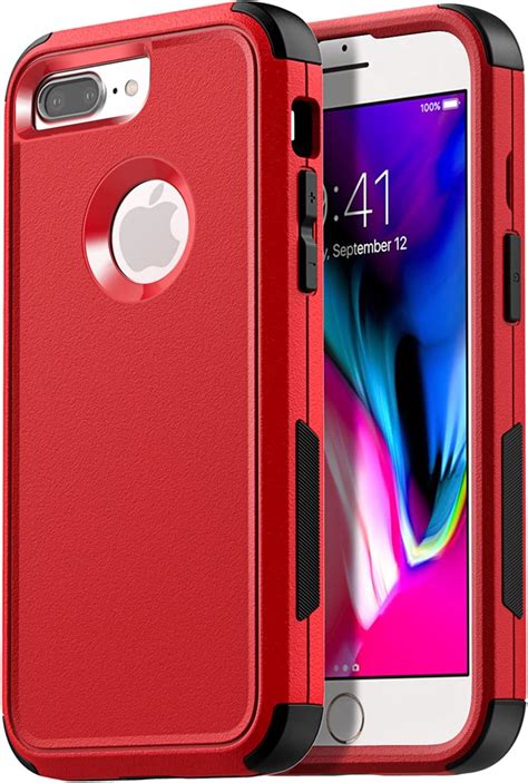 Amazon Com AICase Rugged Case For IPhone 8 Plus Iphone 7 Plus Heavy Duty 3 Layer Pocket
