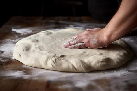 Premium Photo Pizza Dough Stretching Technique