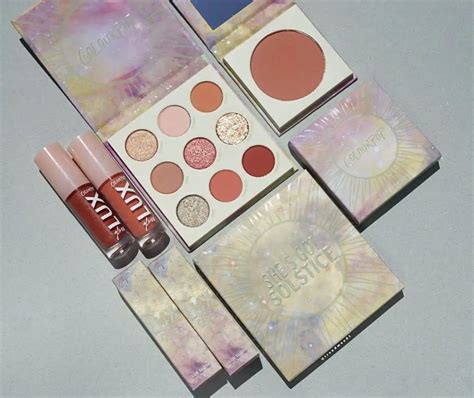 Colourpop Shes Got Solstice Eyeshadow Palette Blush 2 Lux Gloss Swatches