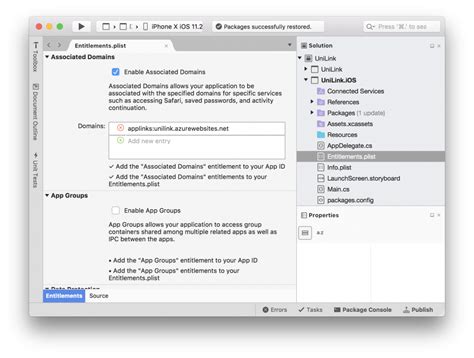 Ios Universal Links In Xamarin Forms And Asp Net Core