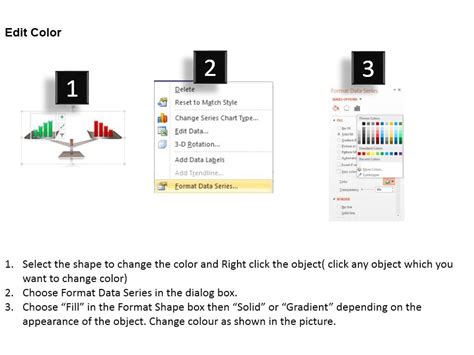 Business Scale Comparing Column Chart Powerpoint Graph PowerPoint Templates Download