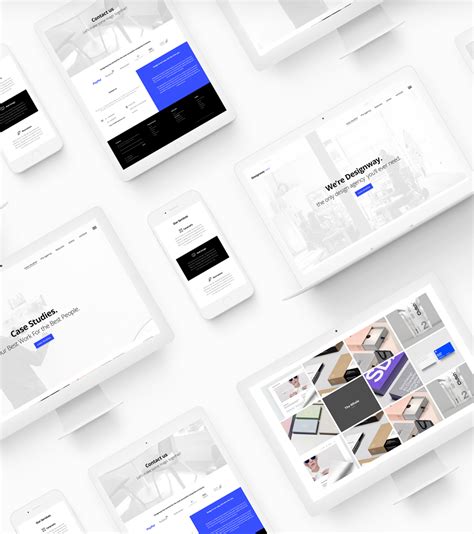 创意艺术设计机构网站模板设计公司html5网站 designway