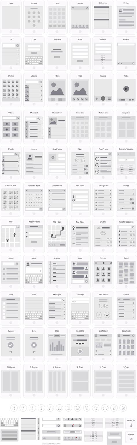 Mobile App Visual Flowchart Interactive Design App Design