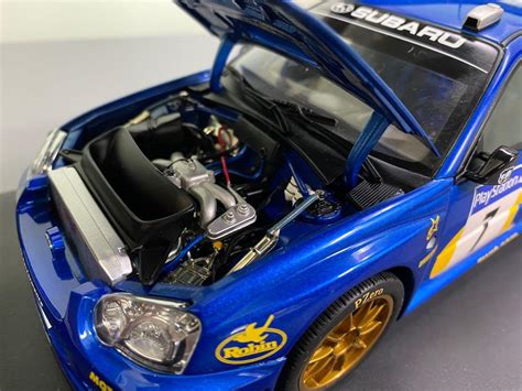 1 18 Autoart Subaru Wrx Blobeye 2005 Rally Hobbies And Toys Toys