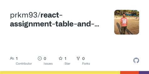 Github Prkm React Assignment Table And Chart View