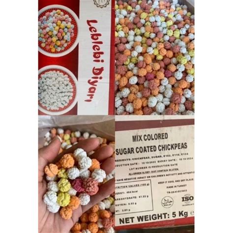 Jual Permen Kacang Arab Kacang Arab Manis Sugar Coated Chickpeas
