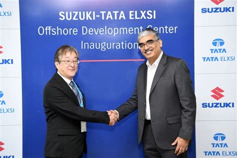 suzuki tata elxsi offshore development center opens in pune