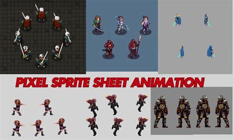 Do Pixel Art Character Pixel Art Sprite Sheet And Animation Rpg Maker For Game By Arthurbrooks42