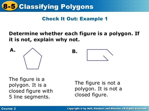 Classifying Polygons