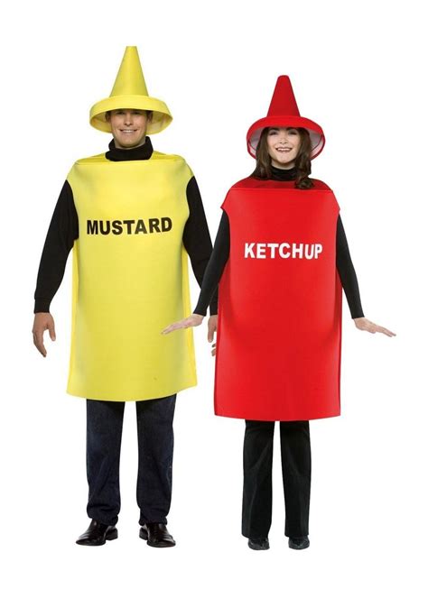 Ketchup And Mustard Couples Costume Food Costumes