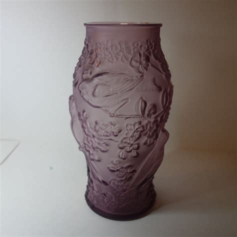 Satin Glass Vase Etsy