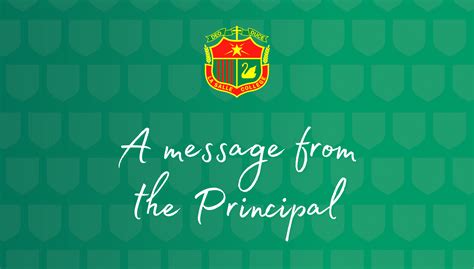 Principals Message Archives La Salle College