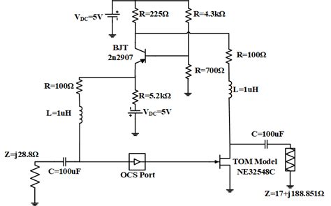 Oscillator Schematic For A 2 4 GHz And B 5 2GHz Frequencies