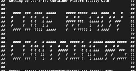 Eric D Schabell How To Setup Openshift Container Platform On Your