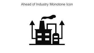 Ahead Of Industry Monotone Icon In Powerpoint Pptx Png And Editable Eps Format PPT Sample