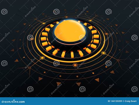 Technological Background 1 Stock Illustration Illustration Of Circles 144135209