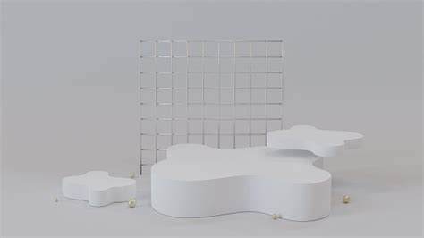 추상 배경입니다 원시 기하학적 모양입니다 파스텔 색상입니다 금속 그리드 쇼핑 디스플레이 실린더 연단 3d 렌더링 0명에 대한 스톡 사진 및 기타 이미지 Istock