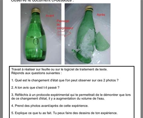 Bonjour Jaimerais Avoir De Laide Pour Ce DM De Physique Chimie Merci Davance Nosdevoirs Fr
