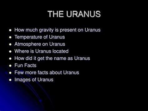 Temperature Of Uranus Planet
