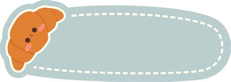 Hand Drawn Cute Notebook Label Collection PNG