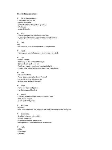 Ms Assessment Pdf Thorax Abdomen