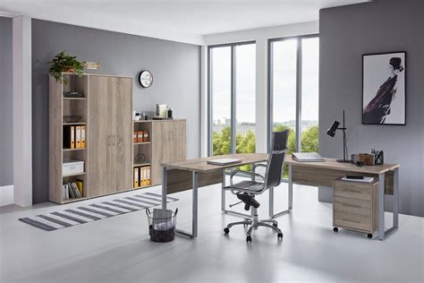 Bmg Möbel Eckschreibtisch Office Edition Set 4 Büromöbel Set