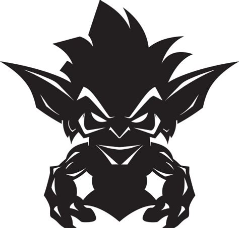 Wickedwhimsy Evil Goblin Goblingrotesque Cartoon Vector Image