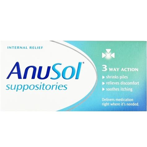 Anusol 24 Suppositories Pillsorted