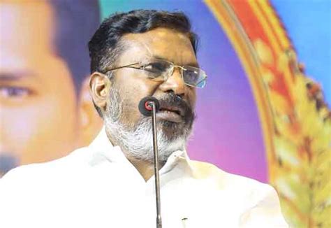 கட்சிக்கு எதிராக ஆதவ் அர்ஜூனா செயல்பாடு திருமாவளவன் பேட்டி