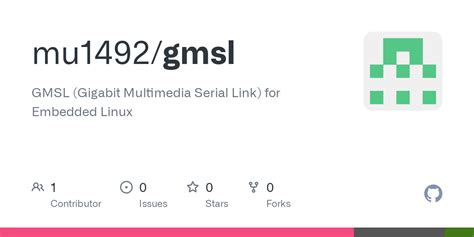 GitHub Mu1492 Gmsl GMSL Gigabit Multimedia Serial Link For