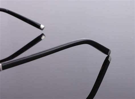 Reven Jate 58003 Pure Titanium Rimless Eyeglasses Gray Fuzweb