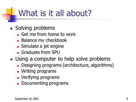 September 10 2001 Algorithms And Data Structures Simonas Šaltenis