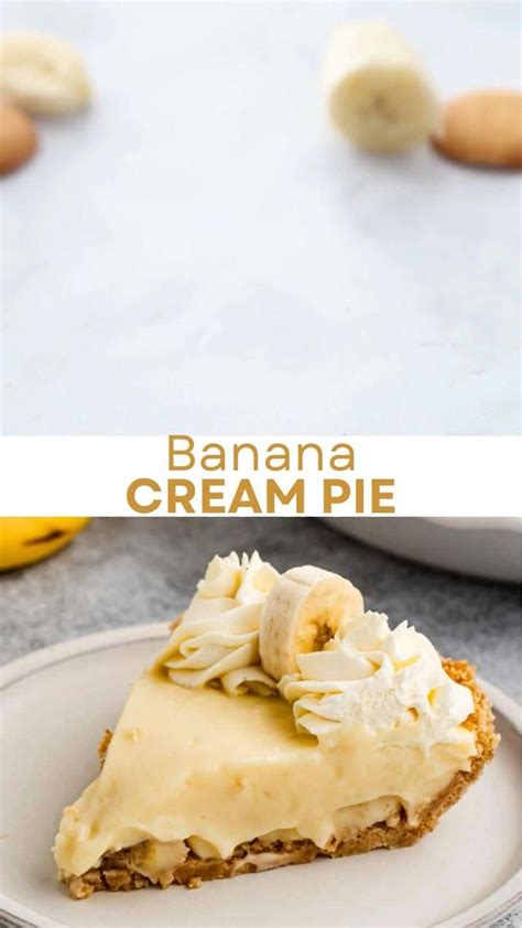 Easy Homemade Banana Cream Pie Video In 2024 Banana Cream Pie