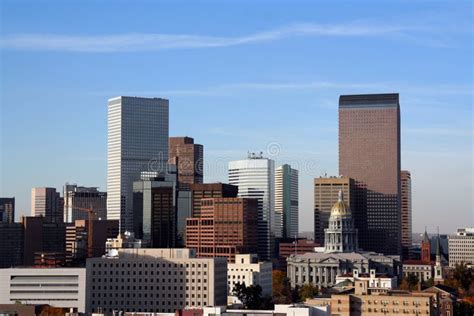 Downtown Denver Skyline Stock Image Image Of Cityscape 399667