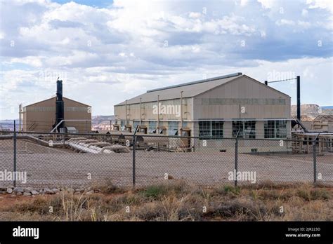 The Compressor Building At A Compressor Station For A High Pressure