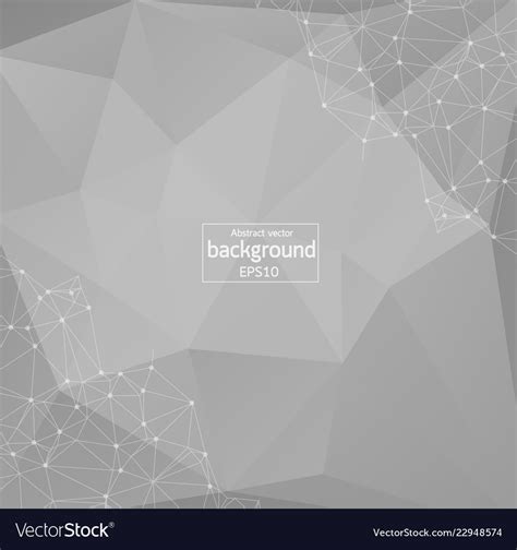 Abstract Connecting Dots And Lines Connection Vector Image