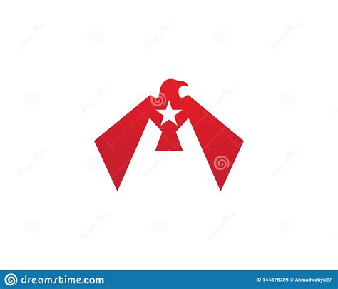 Logotipo Del P jaro De Eagle Ilustración del Vector Ilustración de
