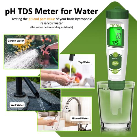 Ph Ec Meter For Water Hydroponics Ppm Meter For