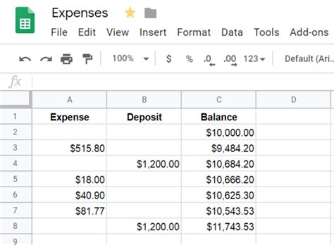 How To Format Spreadsheet Cells To Automatically Calculate Amounts