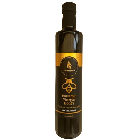 Evoo Foods Balsamic Honey Vinegar 500ml Product Of Greece Evoo Foods