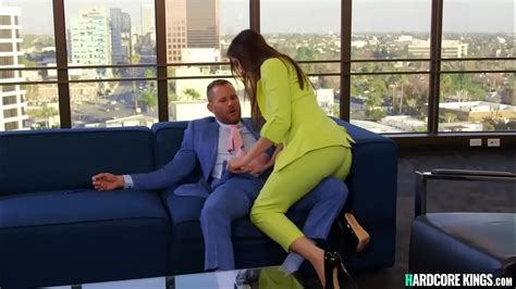 Big Tits Wife Desiree Dulce In Green Suit Sucks Big Cock To Husband