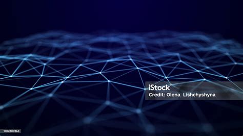 네트워크 연결 구조입니다 데이터 전송 점과 선의 얽혀추상 배경 3d 렌더링 0명에 대한 스톡 사진 및 기타 이미지 0명