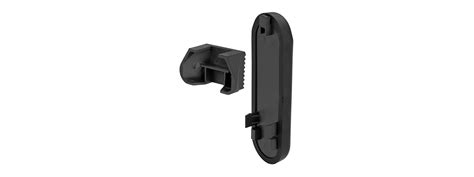 Lancer Tactical M4 Crane Stock Butt Plate Set Color Black [lt M4s25b