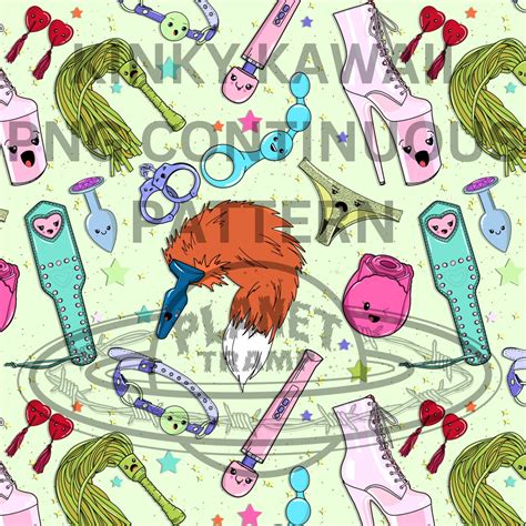 Kinky Kawaii Clipart Pack Bdsm Stickers Fetish Art Adult Etsy