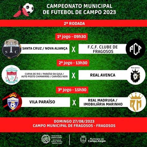Campeonato Municipal De Futebol De Campo 2023 Primeira PÁgina Sc