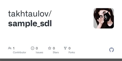 Github Takhtaulov Sample Sdl