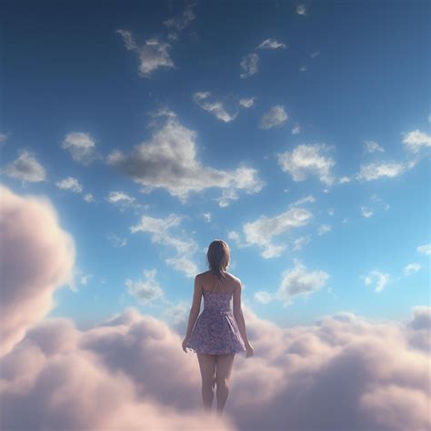 3d Rendered Photo Of A Hiding In The Sky Premium Ai Generated Image