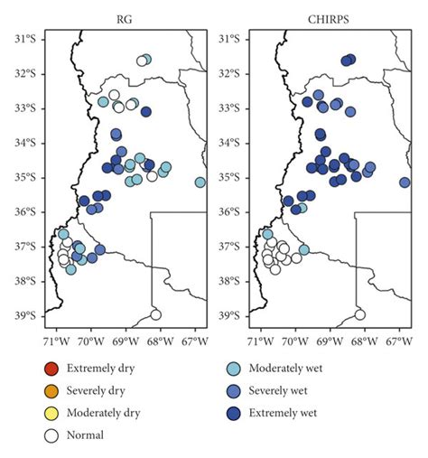 Spatial Distribution Of The Spi Categories For Timescales Of A 1 Download Scientific Diagram