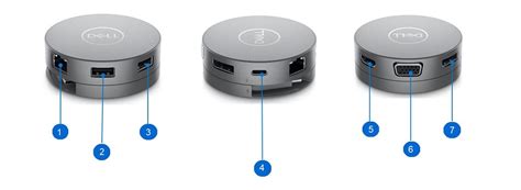 Dell 7 In 1 Usb C Multiport Adapter Da310 470 Aeup Price In Dubai